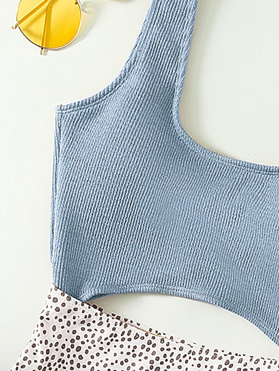Floerns Women’s Bathing Suit High Waisted Cut Out Monokini One Piece ...